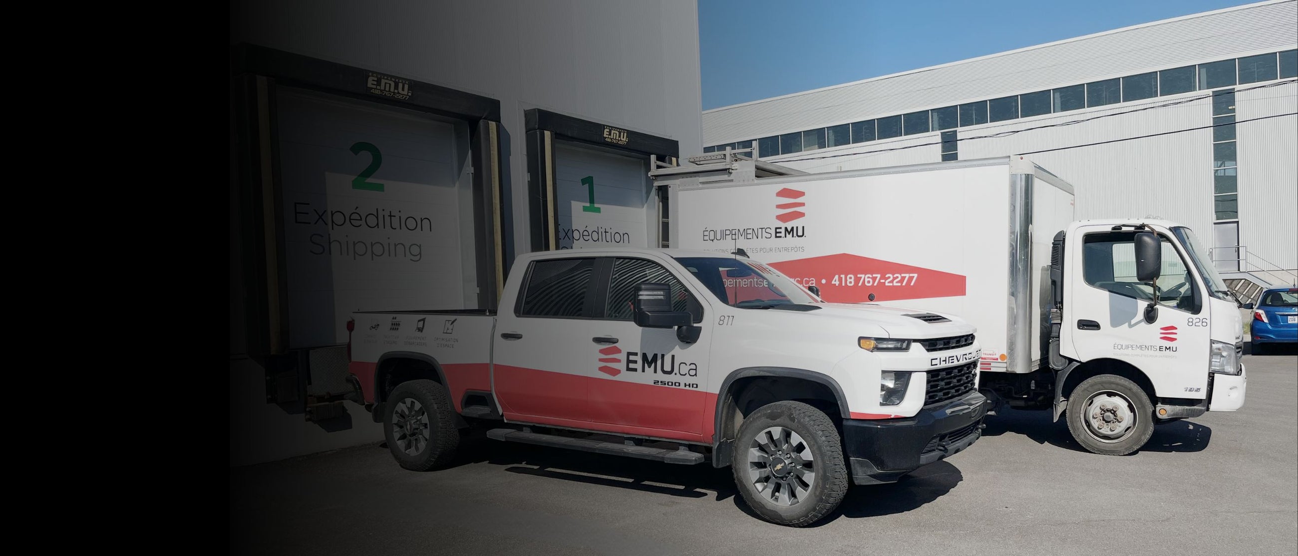 Equipements EMU - Forklifts, warehousing, loading docks,