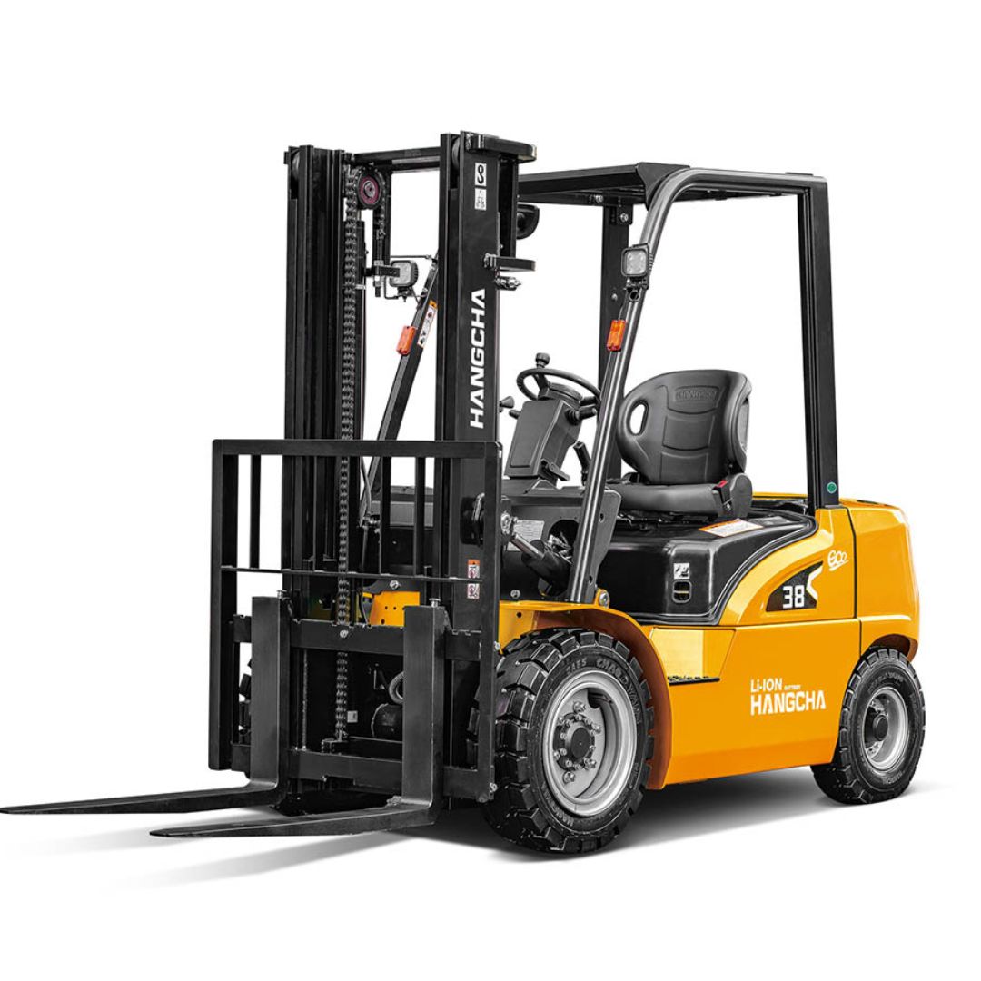 Chariot élévateur électrique à 4 roue au Lithium – 3000-8000 lb – Séri